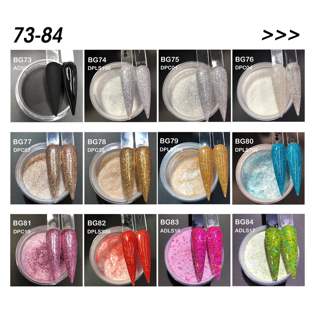 Bling Girl Rose Gold Acrylic Powder Set 30g*12 pieces [6029] | BlingGirl